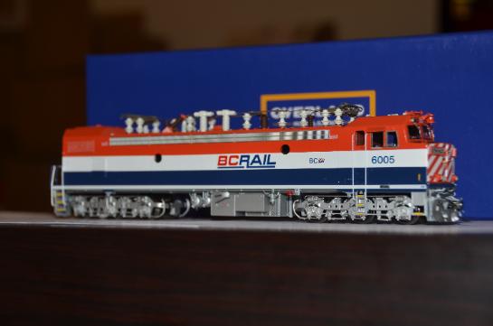 Brass Department: Overland OMI#AC 1005-1 BCRail EMD/ Asea GF6C