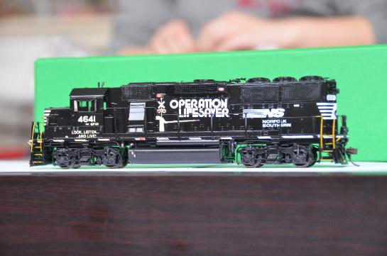 Brass Department: Overland OMI 6628.1 NS SD80MAC #7202 Diesel